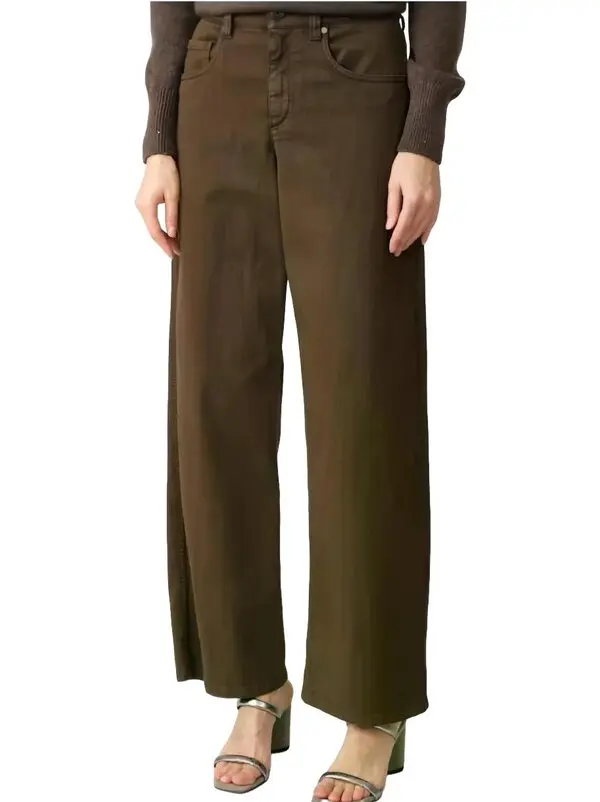 Brunello Cucinelli Wide-leg Trousers - Brown