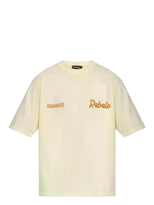 Dsquared2 Embroidered T-shirt - Neutrals