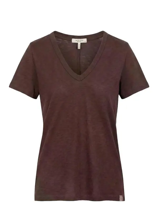 Rag & Bone V-neck T-shirt - Brown