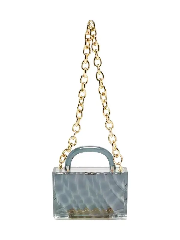 L’AFSHAR Amnis Chain Tote Bag - Grey