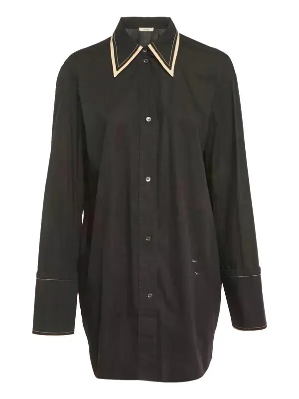 Celine Cotton Shirt - Black