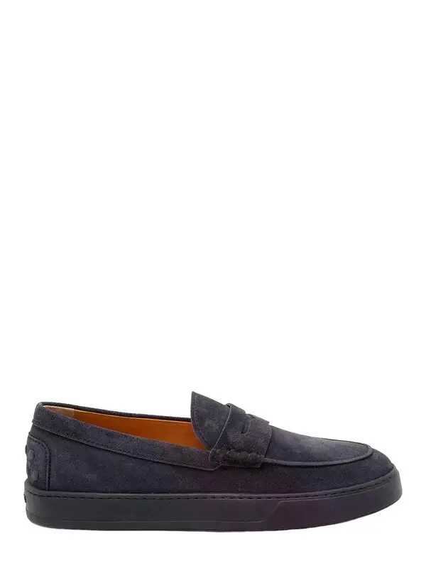 TOD'S Penny Leather Loafers - Blue