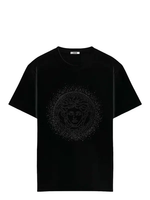 Versace Crystal Medusa T-shirt - Black