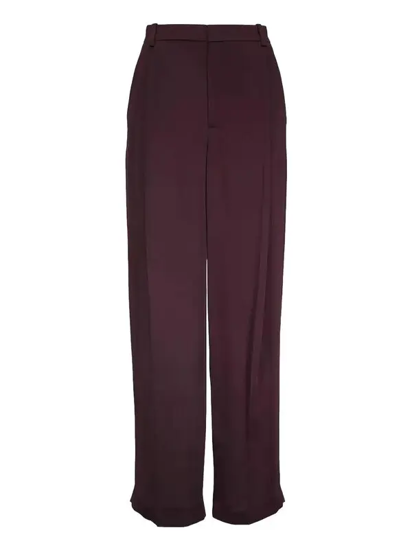 Vince Pleated Trousers - Purple