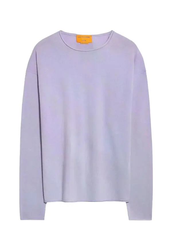 Guest In Residence Oversized Crew-neck Sweatshirt - Purple