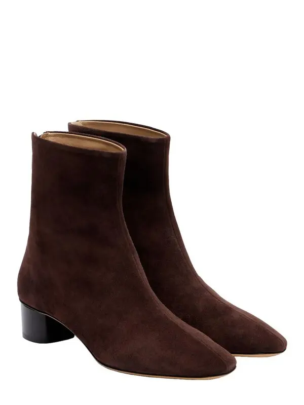 Le Monde Beryl Carole Suede Ankle Boots - Brown