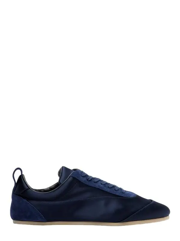 JIL SANDER Etage Satin Sneakers - Blue