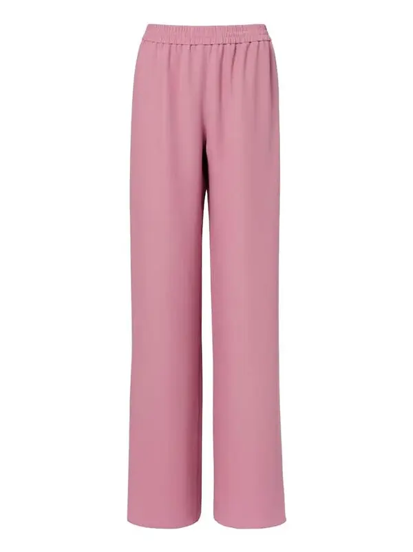 Valentino Garavani Cady Couture Wide-leg Pants - Pink