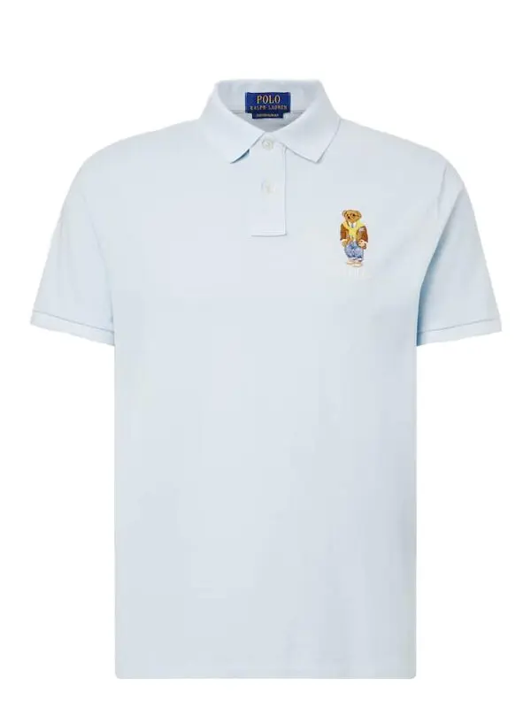 Polo Ralph Lauren Polo Bear Cotton Piqué Polo Shirt - Blue