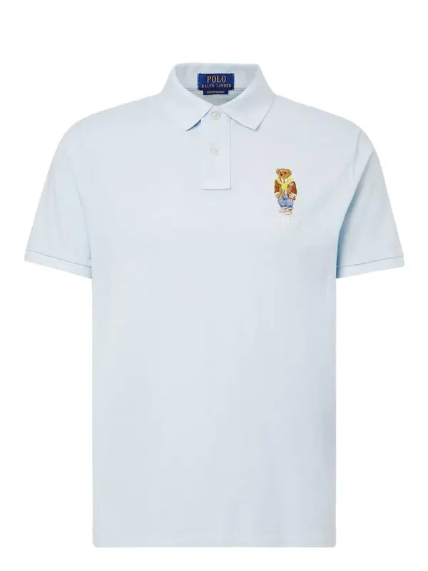 Polo Ralph Lauren Polo Bear Cotton Piqué Polo Shirt - Blue
