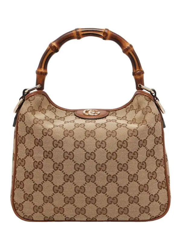 Gucci Diana Gg Canvas Small Tote Bag - Brown