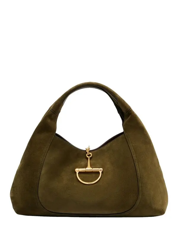 Gucci Softbit Maxi Shoulder Bag - Green