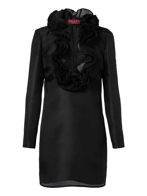 Gucci Silk Minidress - Black