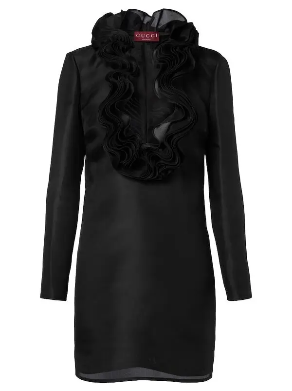 Gucci Silk Minidress - Black
