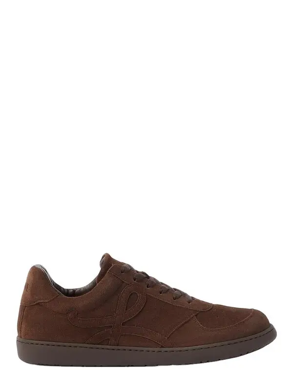 Loewe Jambo Suede Sneakers - Brown