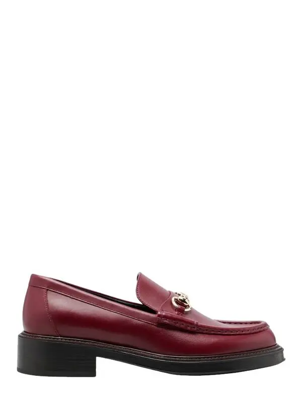 Gucci Horsebit Leather Loafers - Burgundy