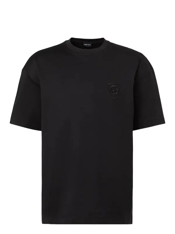 Giorgio Armani Cotton Jersey T-shirt - Black
