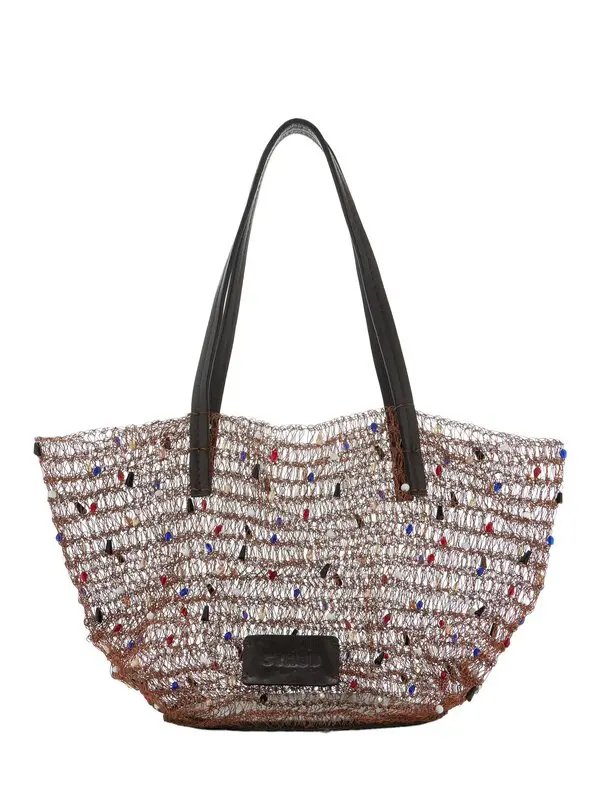 Staud Jewel Bucket Bag - Brown