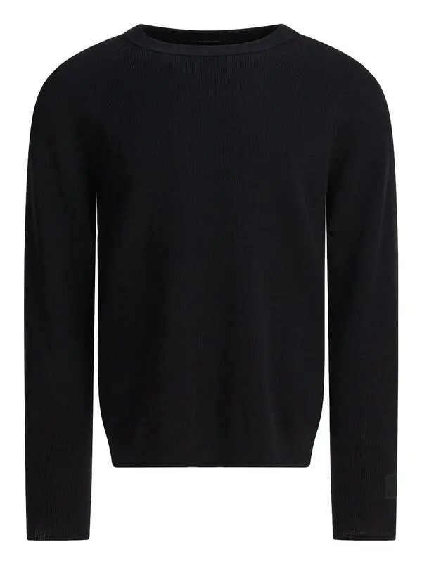 C.P. COMPANY Wool And Silk Crewneck Sweater - Black