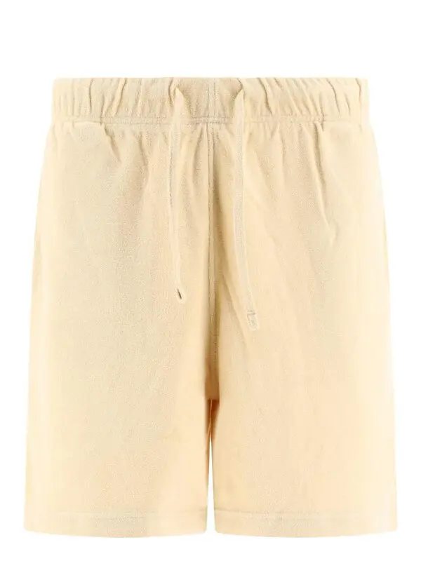 Burberry Shorts With Logo - Beige