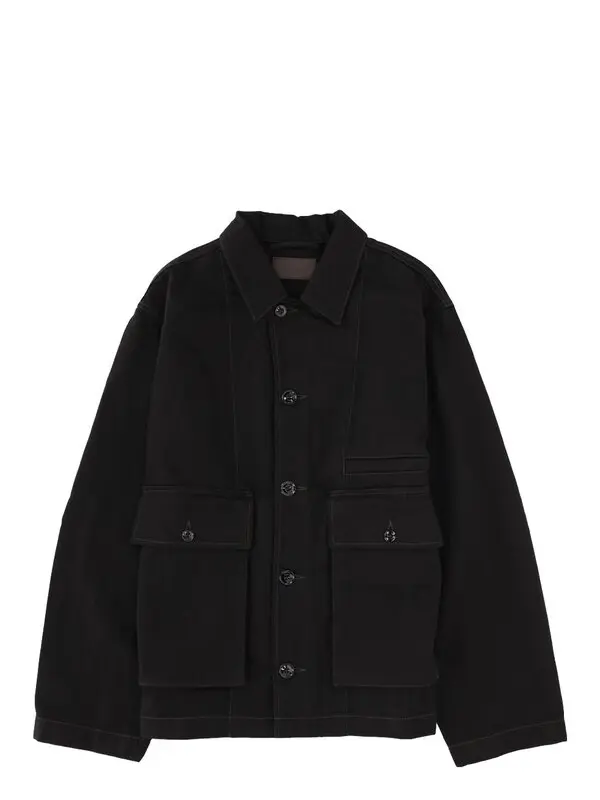 LEMAIRE Oversized Jacket With Pockets - Black