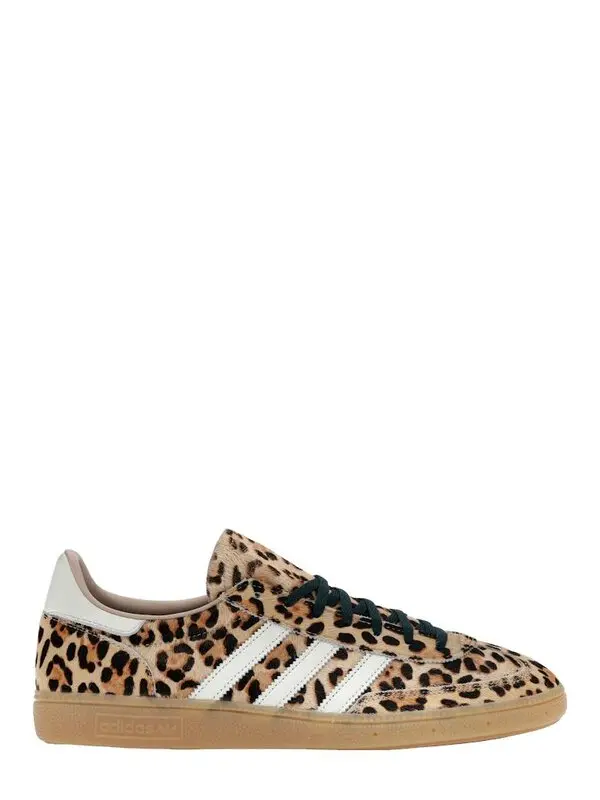 Adidas Handball Spezial Leopard Sneakers - Magic Beige/ivory/aurora Ivy