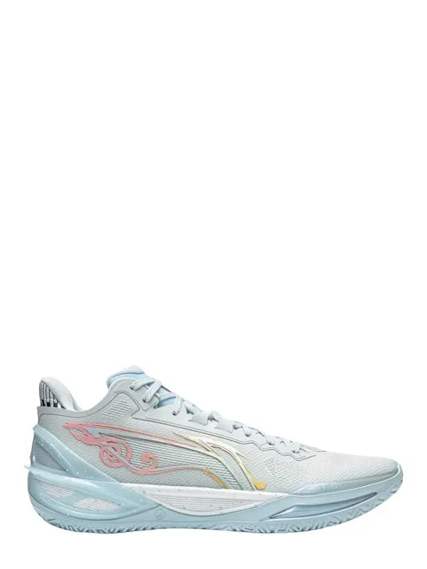 LI-NING Liren 6 Rhythm Sneakers - Ice Blue/pink/gold