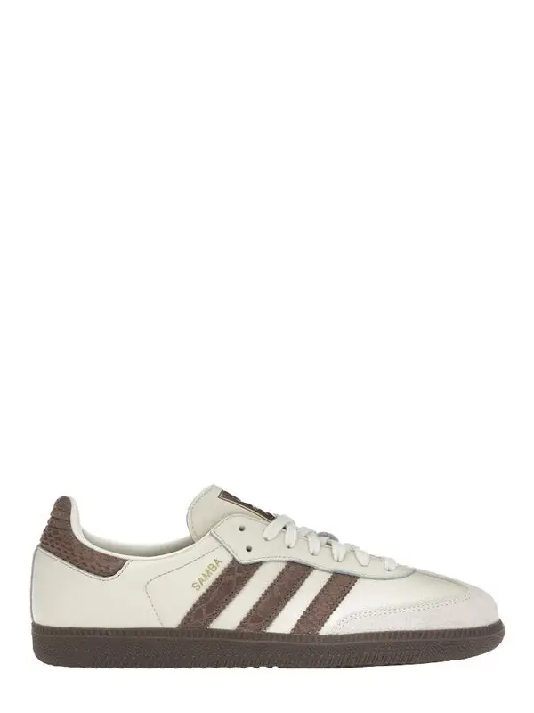 Adidas Samba Og Sneakers - Cream White/earth Strata/maroon