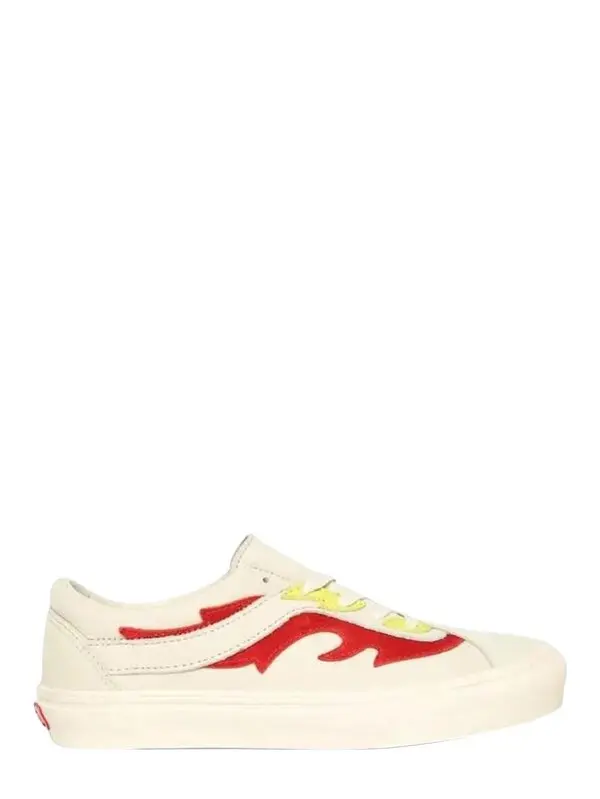 VANS Bold Ni Flamethrower Sneakers - Antique White/red