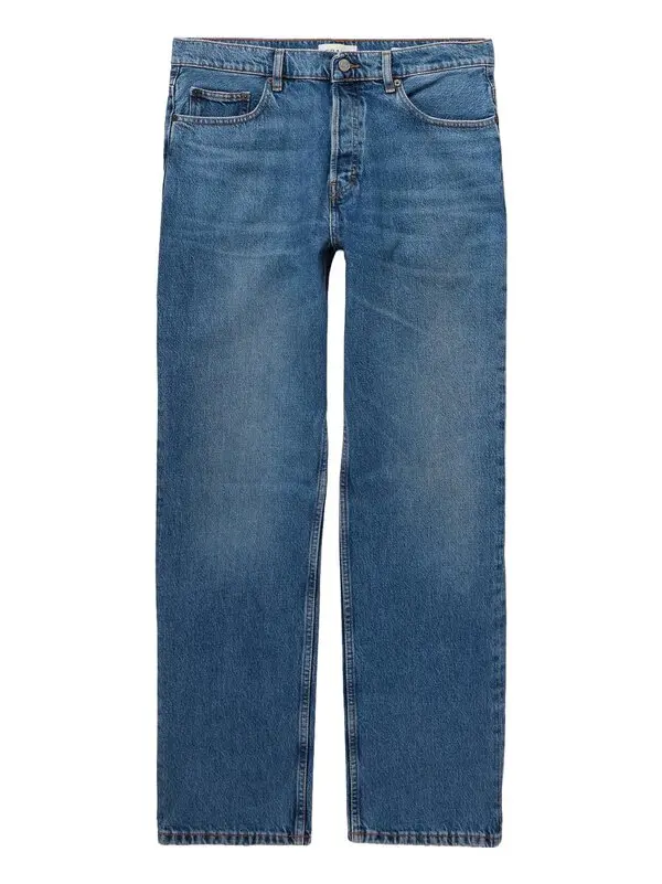 FRAME Relaxed Straight-leg Jeans - Blue