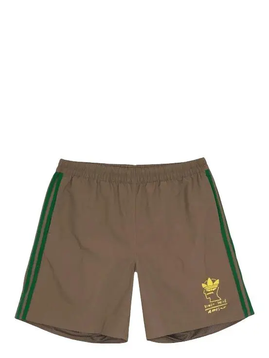 BRAIN DEAD X Adidas Track Shorts - Brown