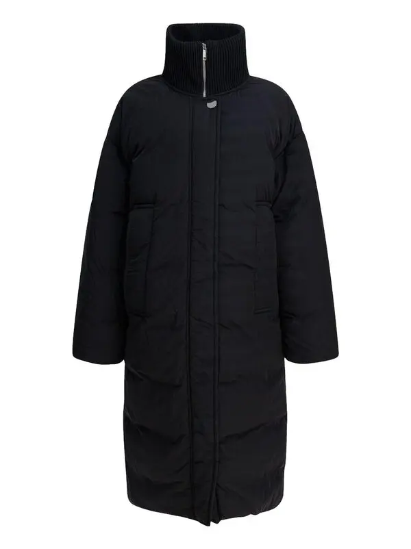 Sportmax Long Anti-drip Down Jacket - Black