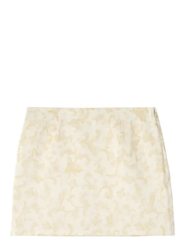 Posse Isla Printed Mini Skirt - Yellow