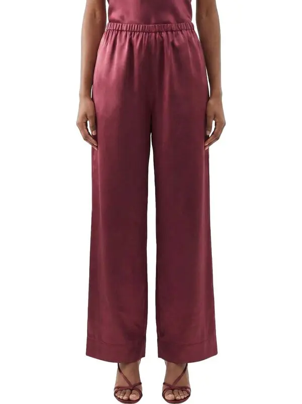 BY MALENE BIRGER Wide Leg Pants - Wine