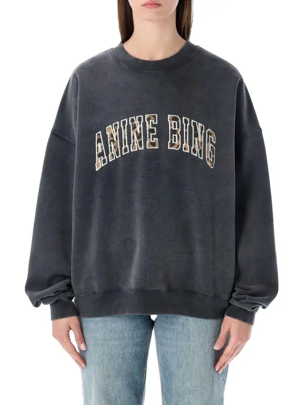 ANINE BING Crewneck Sweatshirt - Black