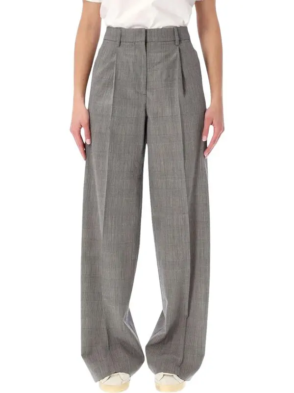 GOLDEN GOOSE Wide Leg Trousers - Grey