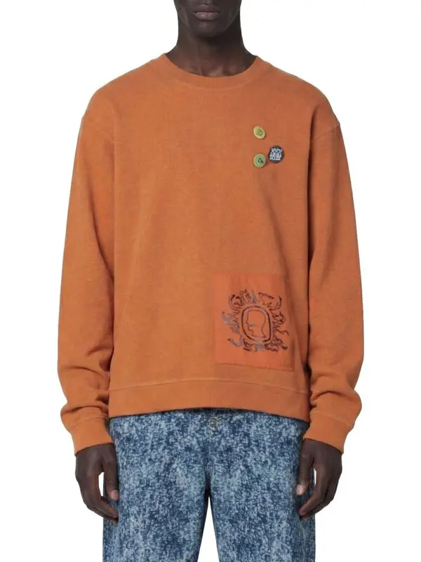BRAIN DEAD Pullover Sweatshirt - Camel