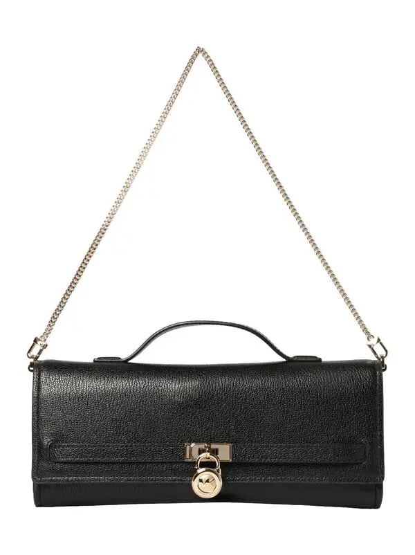 Michael Kors Hamilton Moderne Convertible Shoulder Bag - Black