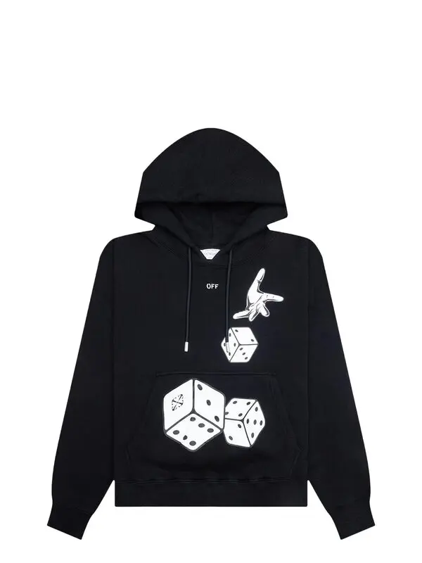 Off-White Dices Skate Hoodie - Black