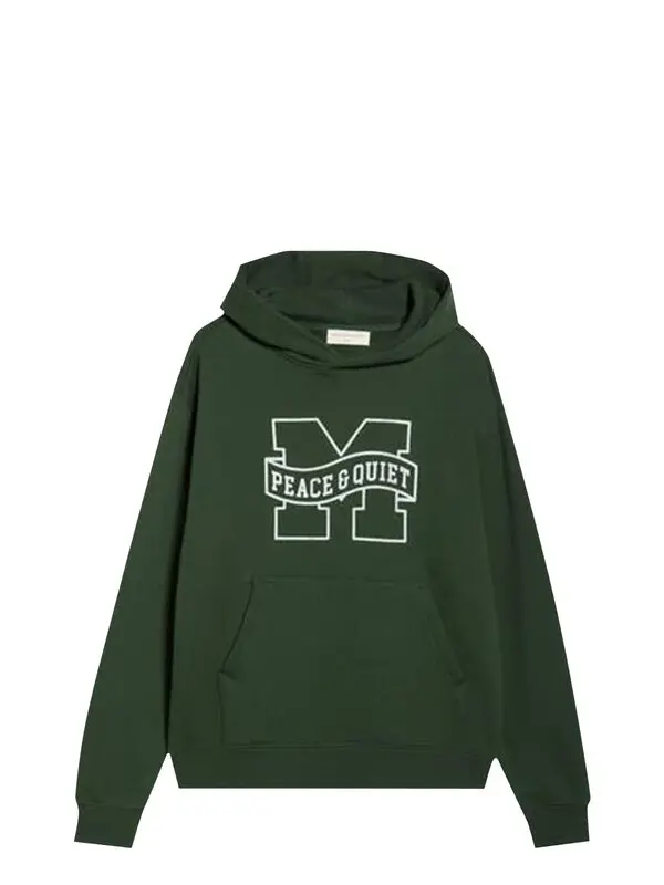 MUSEUM OF PEACE & QUIET Banner Hoodie - Green