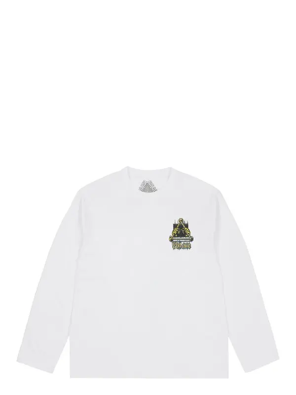 PALACE Lock In Long-sleeve - White
