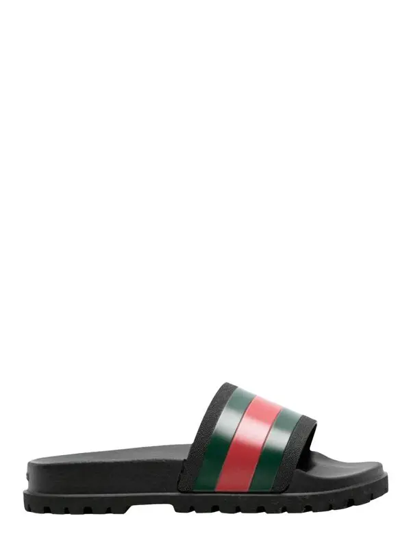Gucci Web Slide - Black