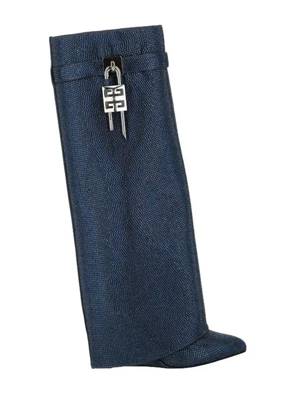 Givenchy Shark Lock Wide Fit Pant Boot - Blue