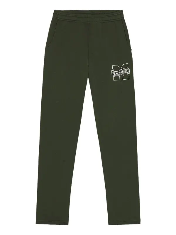 MUSEUM OF PEACE & QUIET Banner Sweatpants - Green