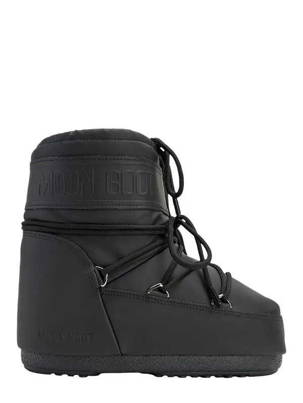Moon Boot Icon Rubber Low Boot - Black