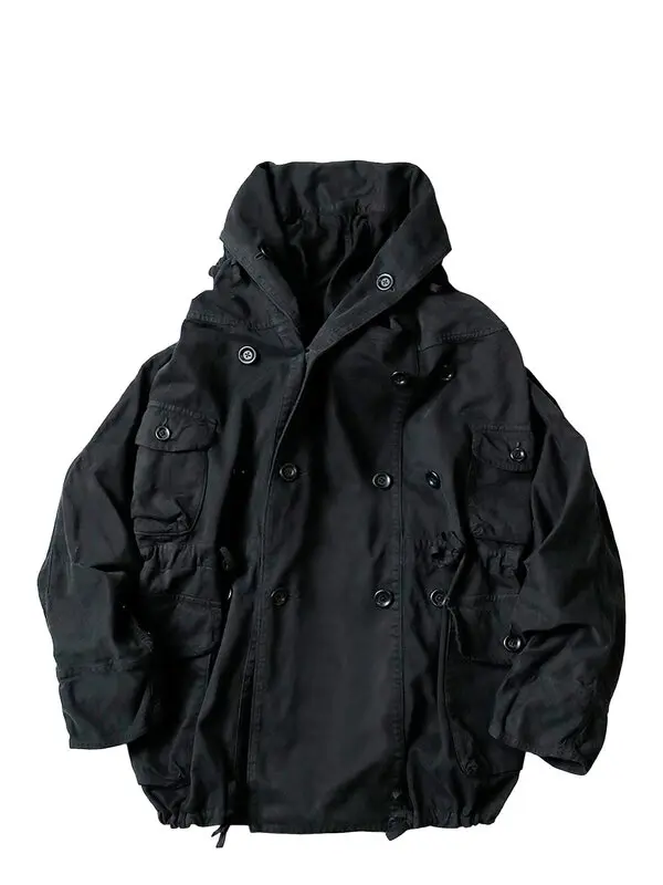 Kapital Katsuragi Cotton Ring Coat - Black