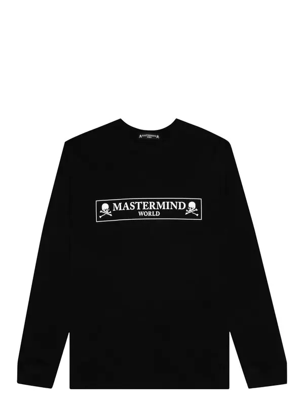 MASTERMIND World Boxed Logo Long-sleeve Tee - Black