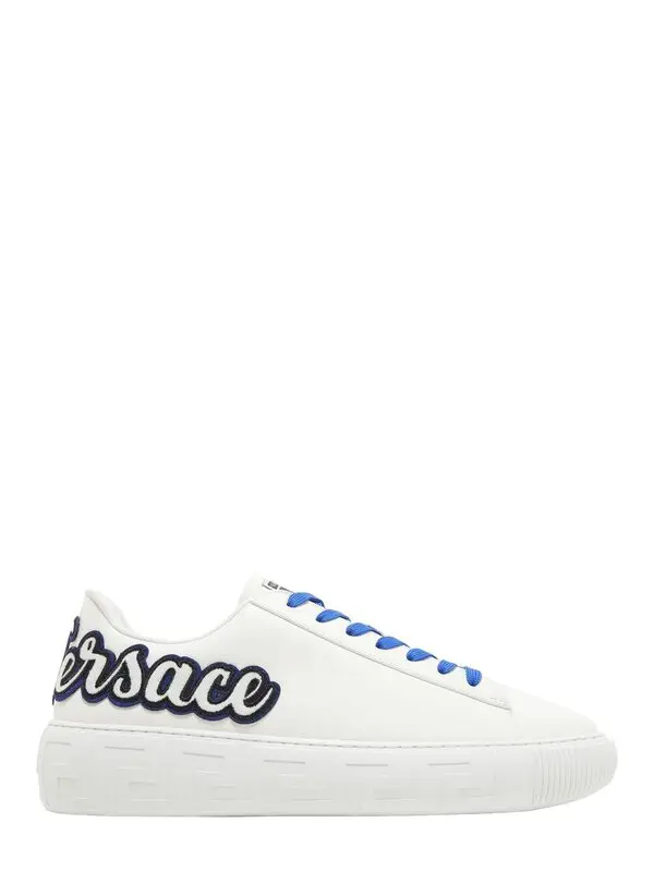 Versace La Greca Varsity Sneakers - White