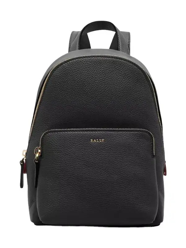 Bally Mini Grained-leather Backpack - Black