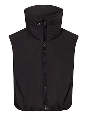 Perfect Moment Chevron Padded Shell-down Gilet - Black